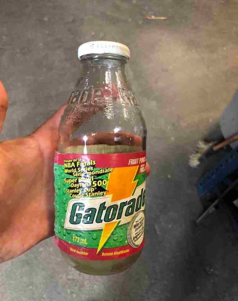 When Did Gatorade Stop Using Glass Bottles?