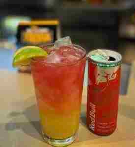 Simplest Red Bull Sunrise Recipe(Buffalo Wild Wings Version)