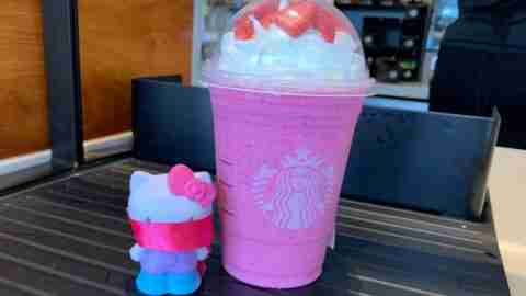 Starbucks Hello Kitty Frappuccino Recipe (Must Try)