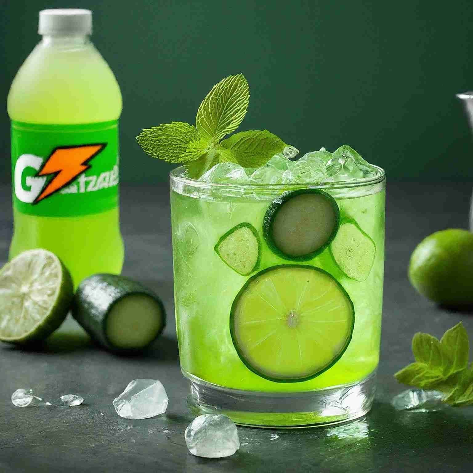 Cucumber Lime Gatorade Vodka Cocktail Recipe for Parties