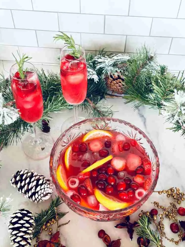 Easy Champagne Punch Recipe for a Crowd - ThirstPals