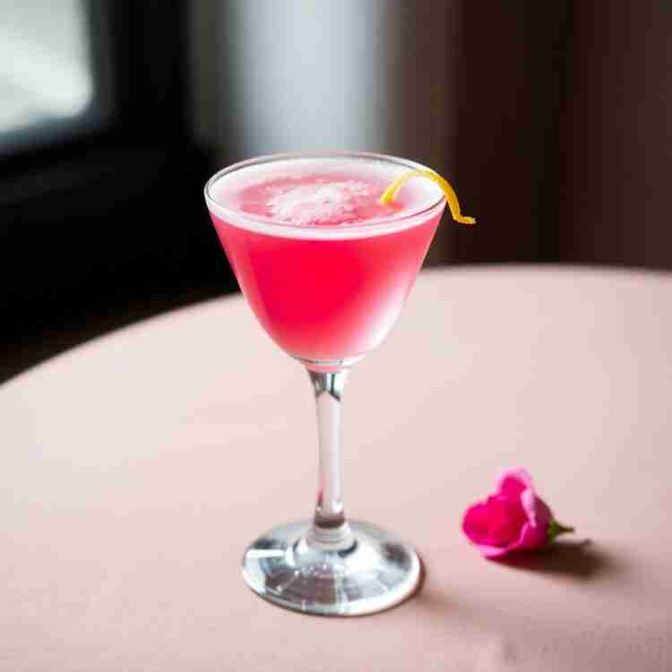 Pink Gin Sour Cocktail Recipe - ThirstPals