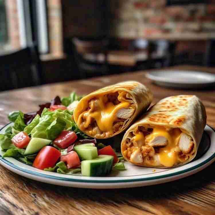 Cheesy Garlic Chicken Wraps That Hit the Spot