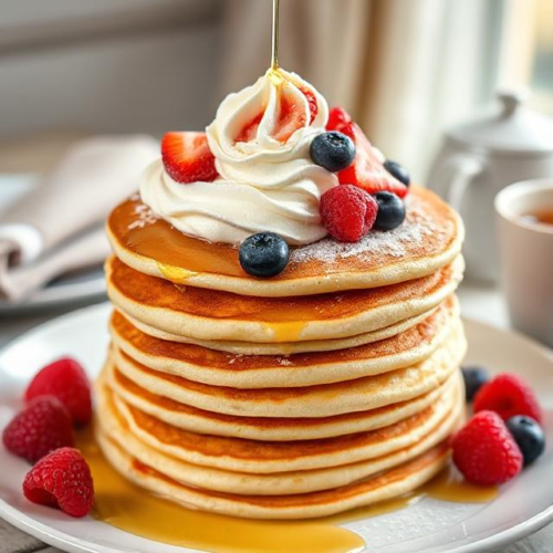 Fluffy Homemade Pancakes Recipe– The Best Breakfast Treat! - ThirstPals