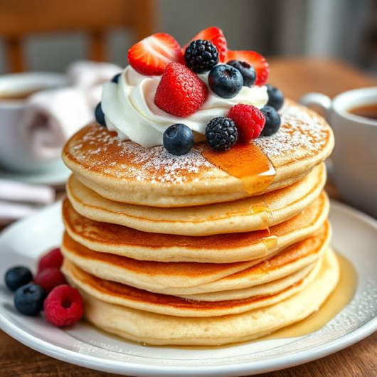 Fluffy Homemade Pancakes Recipe– The Best Breakfast Treat! - ThirstPals