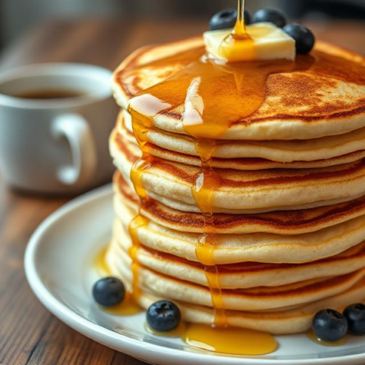 Fluffy Homemade Pancakes Recipe– The Best Breakfast Treat! - ThirstPals