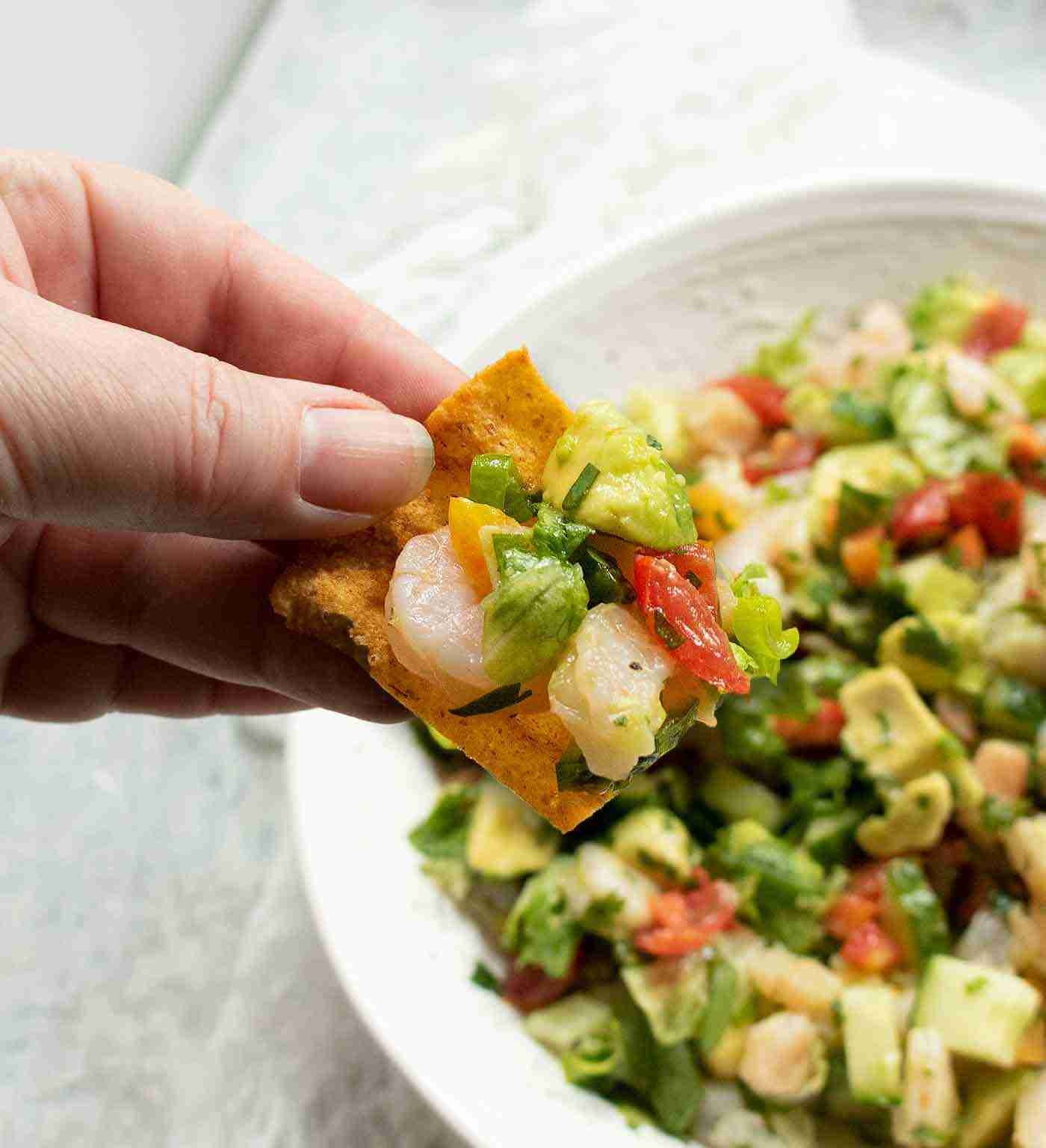 Fresh and Flavorful Avocado Salsa Shrimp Salad Recipe - ThirstPals